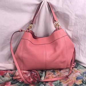 Coach | Bags | Coach Light Pink Handbag With Brass Hardware Nwot | Poshmark